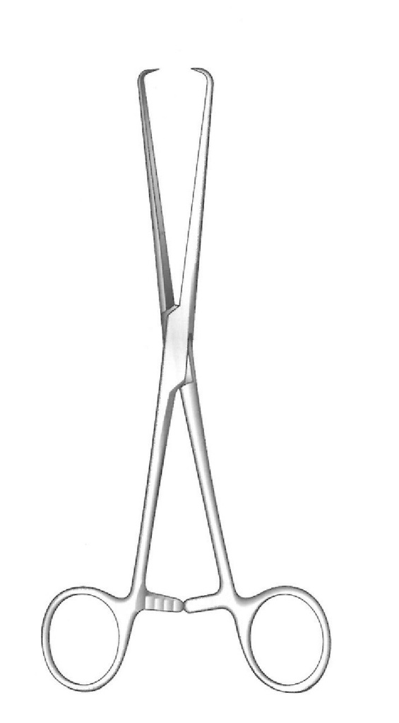 Pinza uterina Barrett - longitud = 18 cm / 7" | Surgicalmed.es